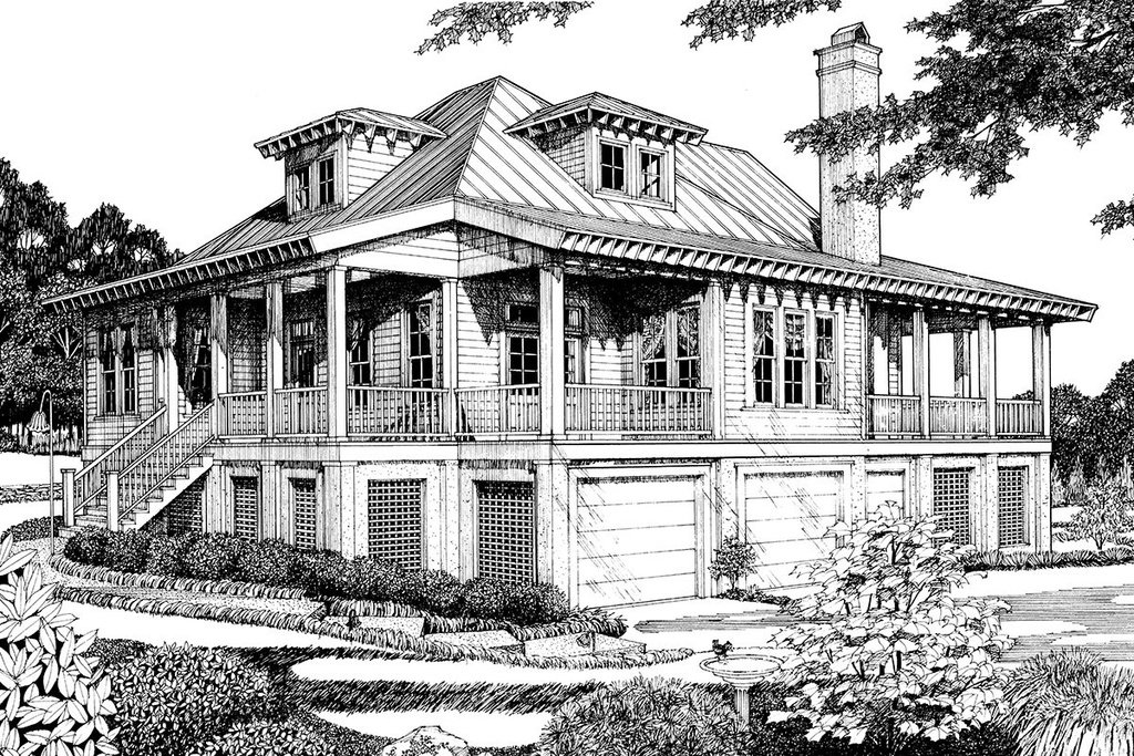 Coastal Living House Plans | Beach House Floor Plans